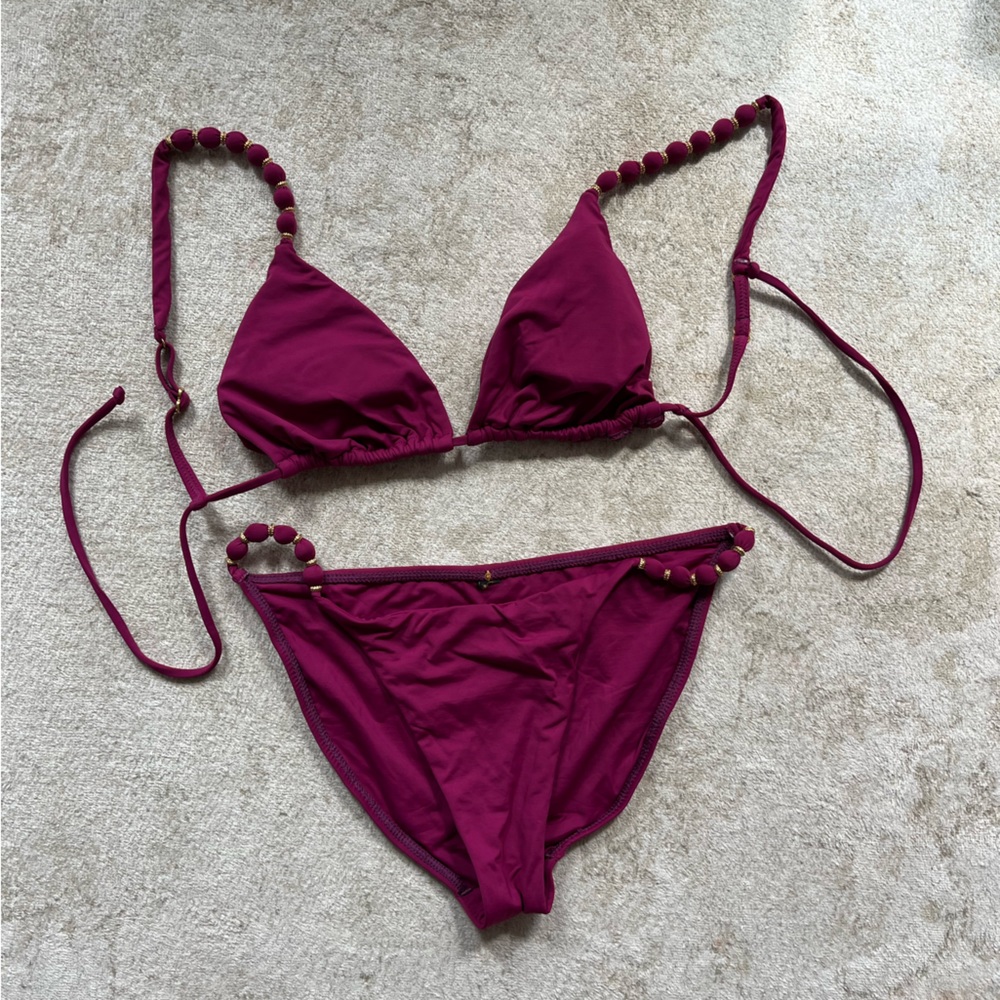 Devon Windsor Maroon Bikini - Gem